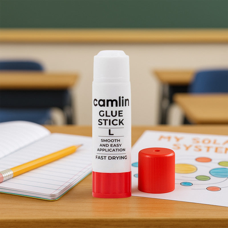 Camlin Glue Stick – Large Size Smooth and Easy Application Fast Drying