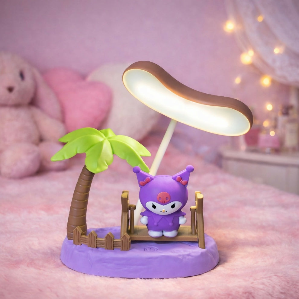 Cute Swing Character LED Desk Lamp for Kids Room, Bedside & Study Tabl