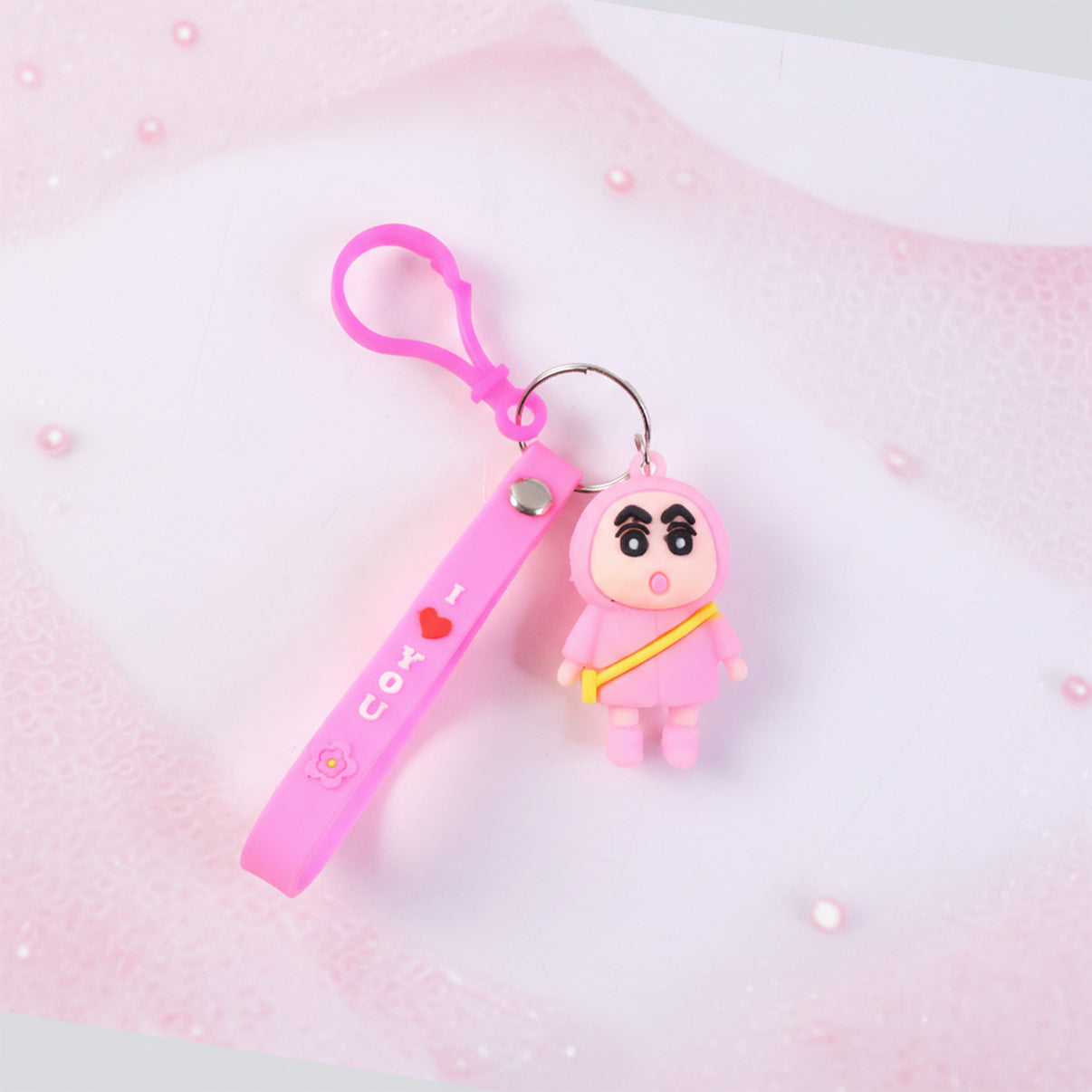 Cute Cartoon Doll Figure Keychain (1 Pc)