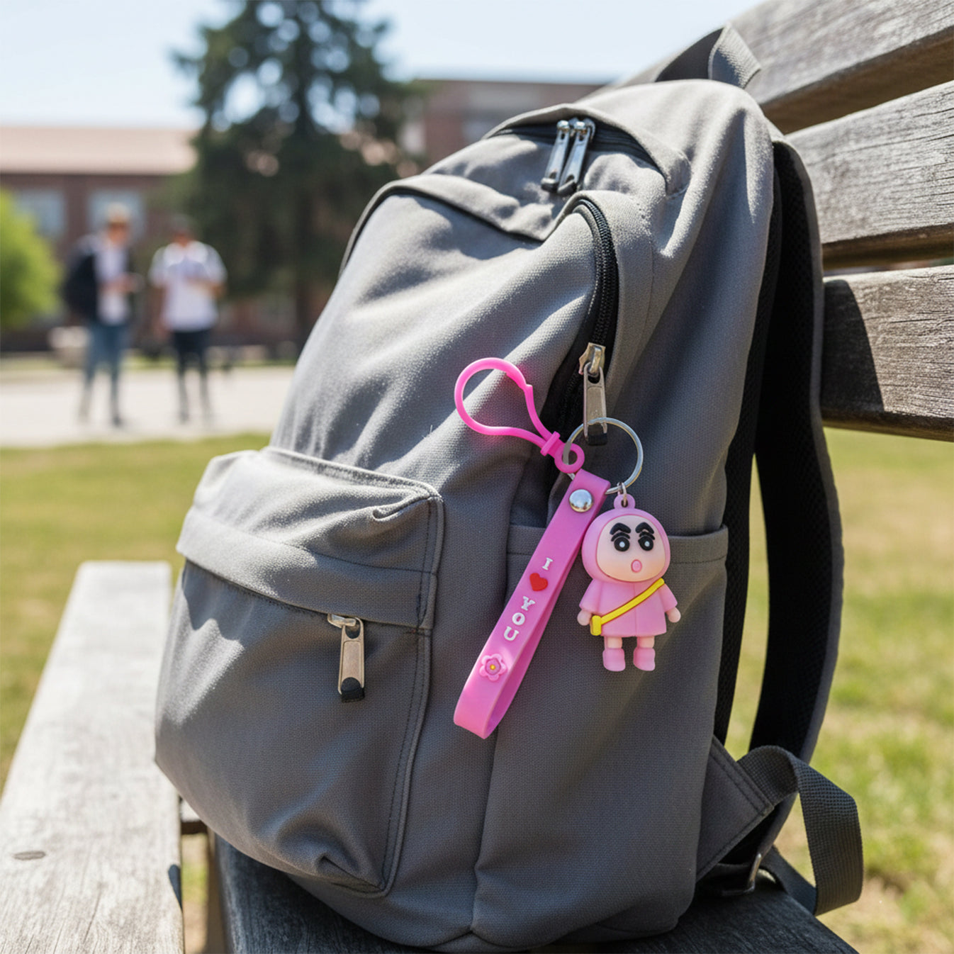 Cute Cartoon Doll Figure Keychain (1 Pc)