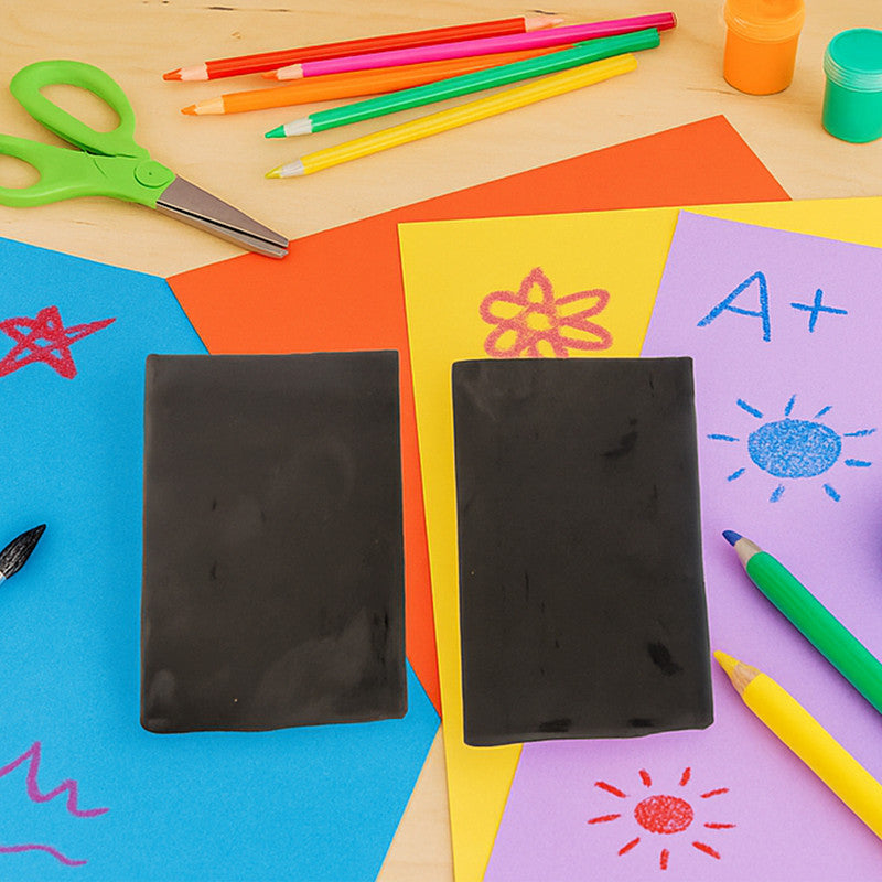 Camlin Modelling Clay Black – Soft Non-Hardening Clay for Kids’ School