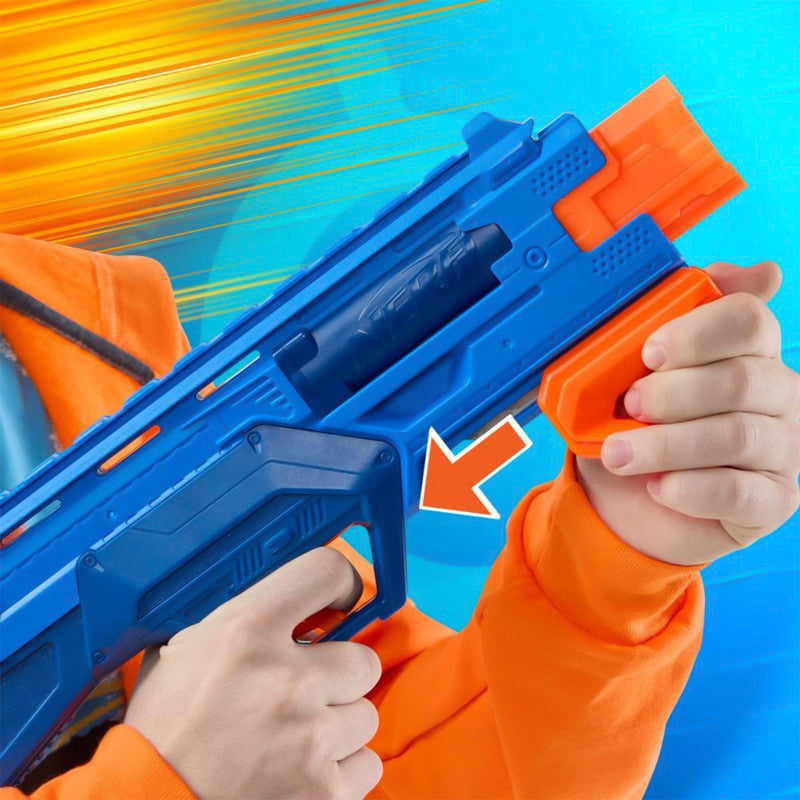 Nerf N-Series Double Impact Blaster High-Performance Foam Dart Gun wit