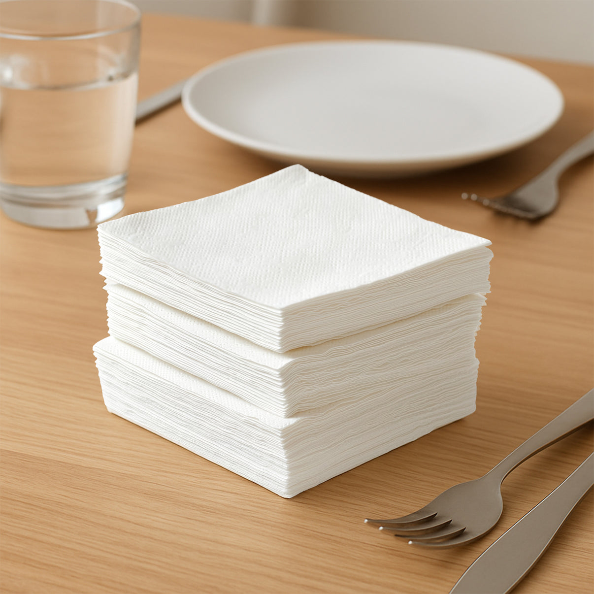 Soft & Absorbent Disposable Tissue Napkins / Paper (75 Pc)