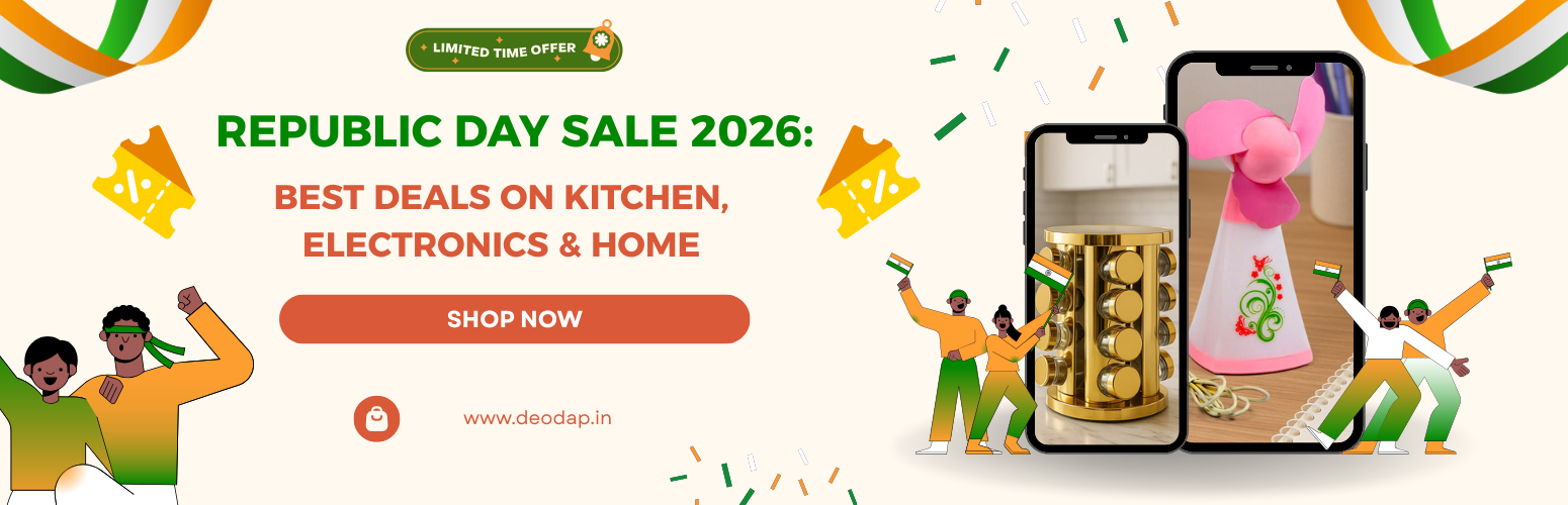 Republic Day Sale 2026: Best Deals on Kitchen, Electronics & Home – DeoDap