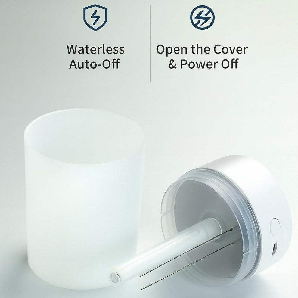Portable Mini USB Humidifier with Silent Mist for Bedroom, Office & Tr