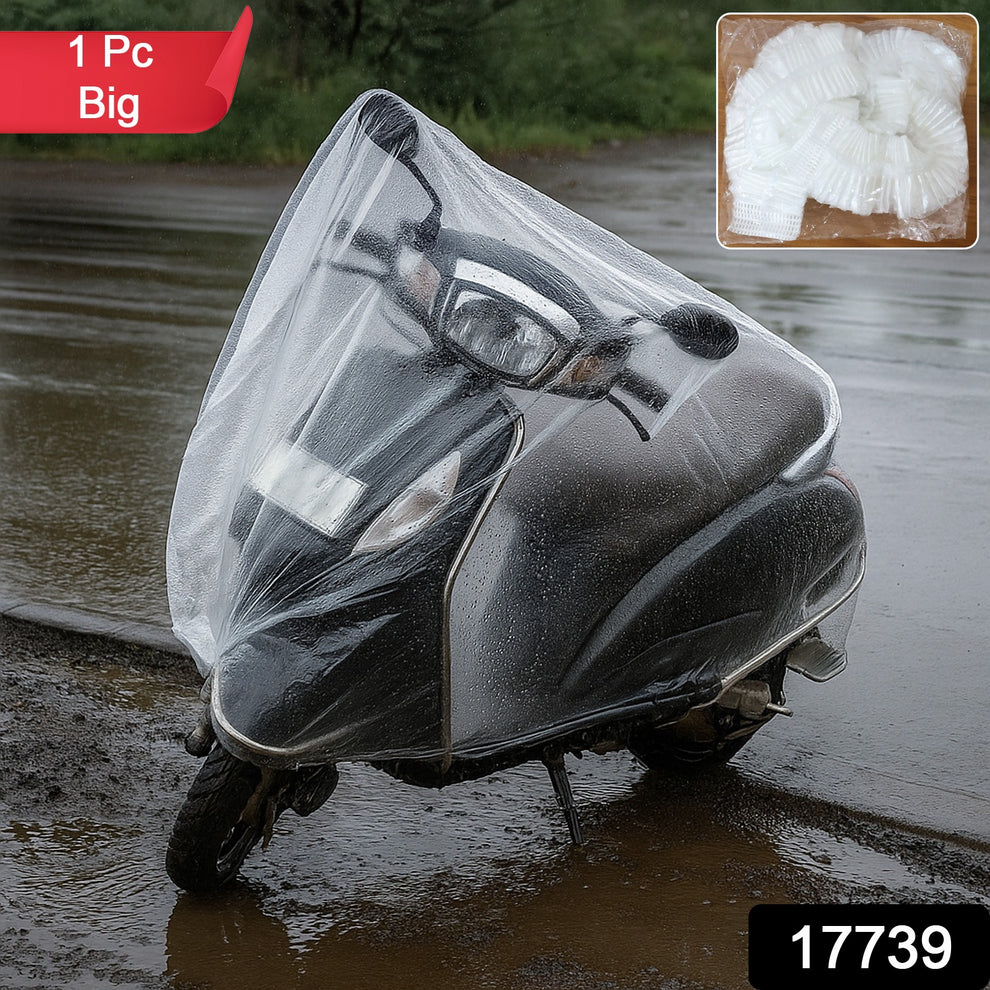 Big Plastic Activa Cover (1 Pc / 240 Cm Long Adjustable)