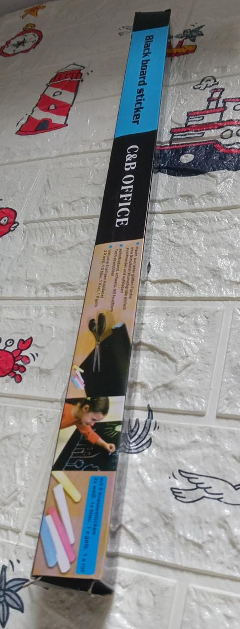 4038 Blackboard Erasable Wall Sticker Chalkboard Sticker — DeoDap