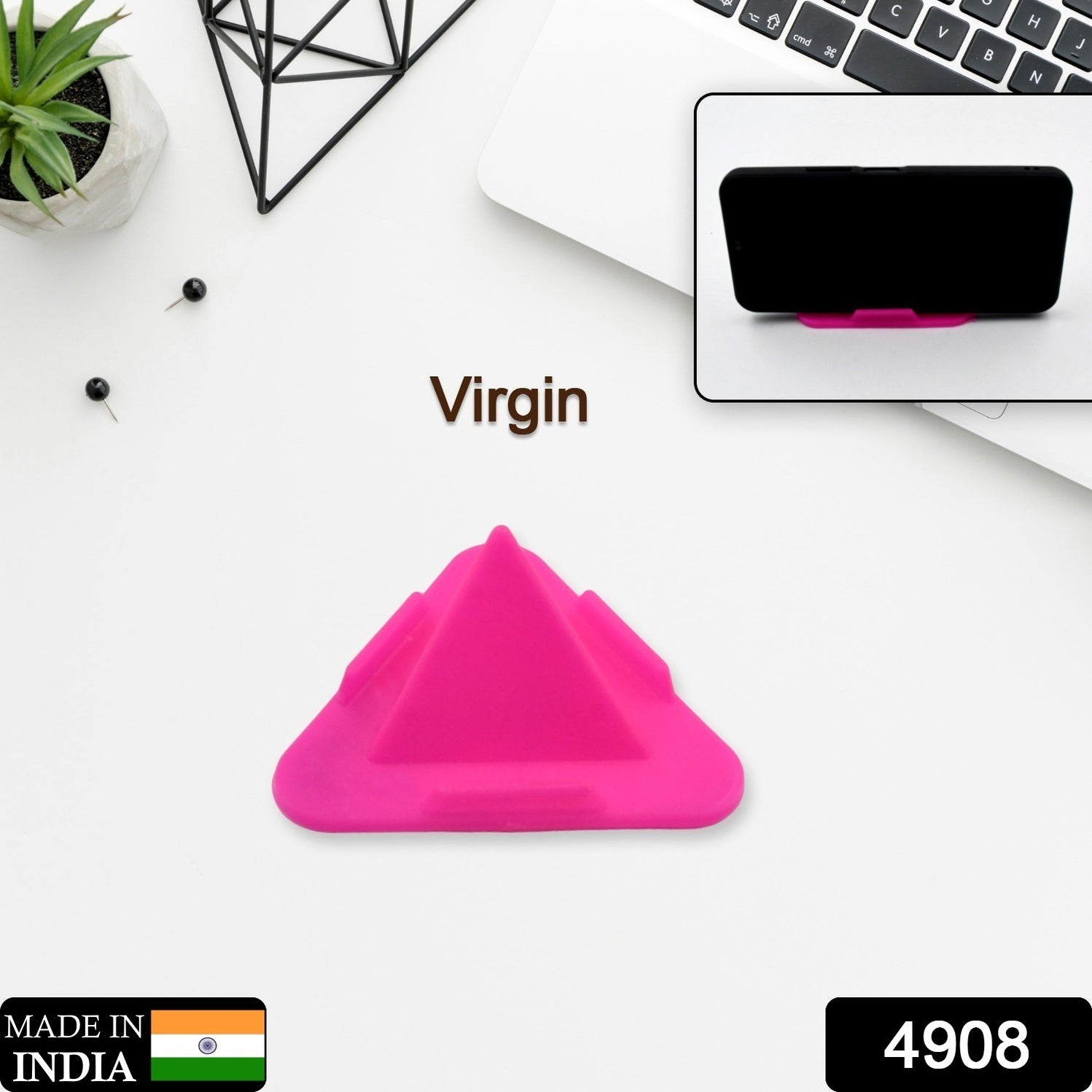 Pyramid Mobile Stand with 3 Different Inclined Angles — DeoDap