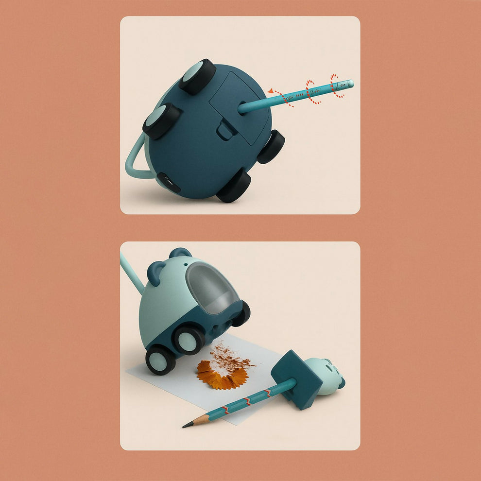 Kids Bear Fan Lamp with Night Light | Cute Table Fan for Study & Bedsi