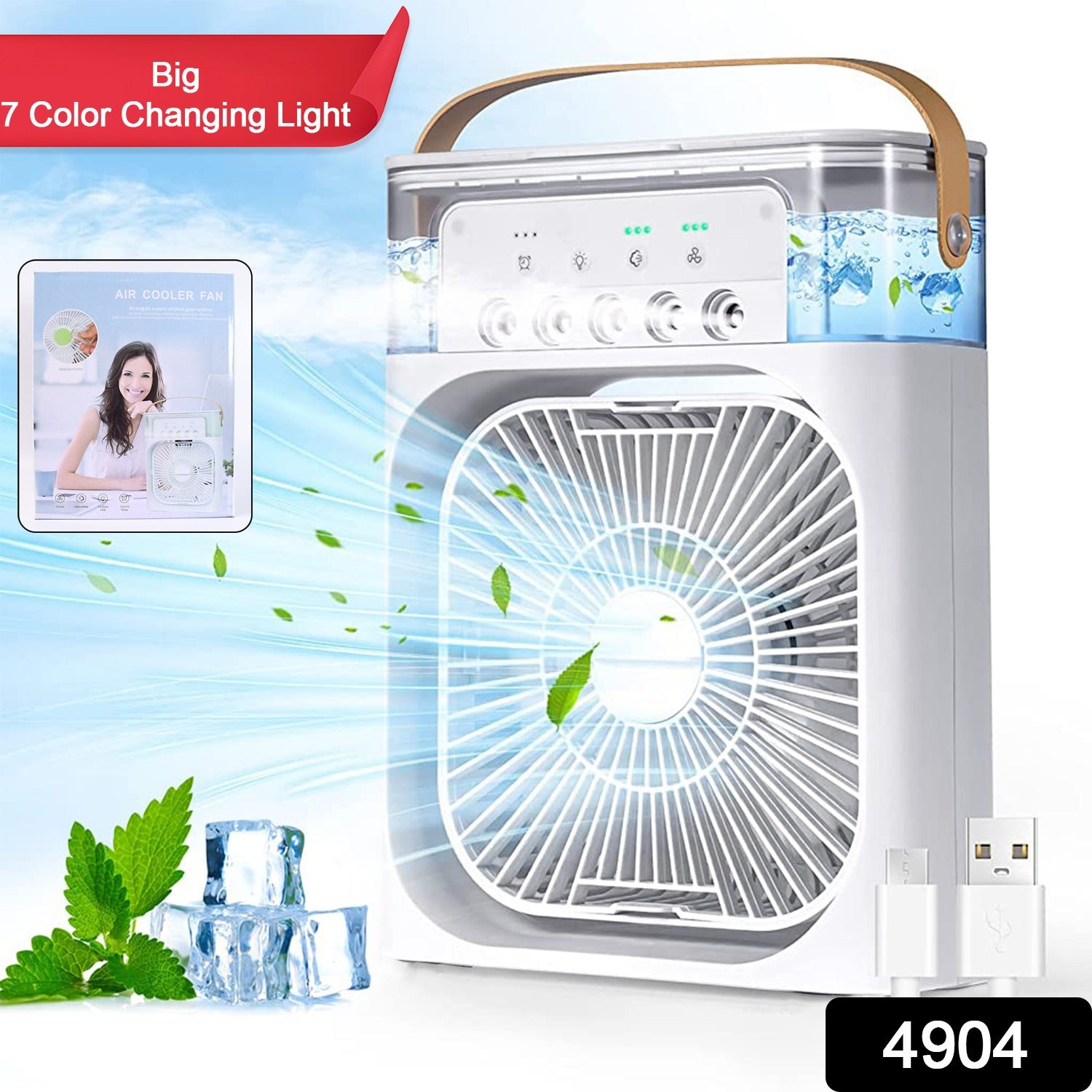Portable Air Cooler Fan | Mini AC Fan
