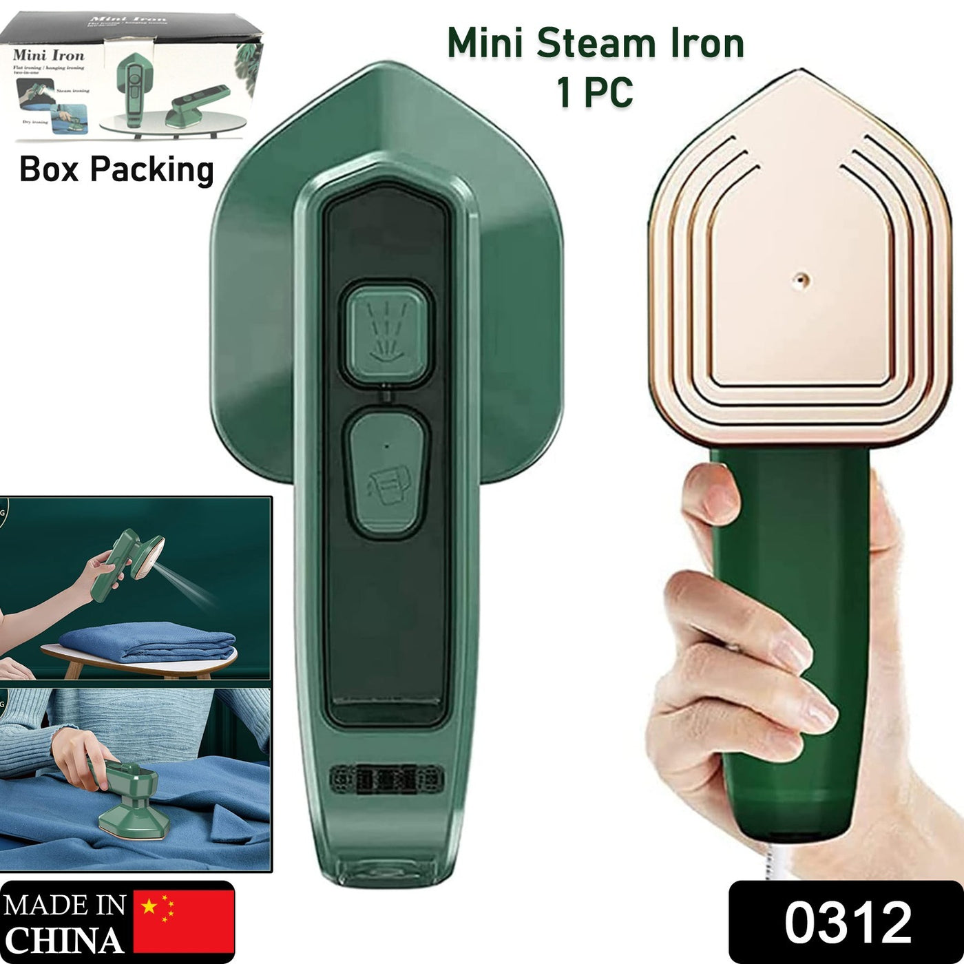 Buy Mini Steam & Iron Handheld Garment Steamer | DeoDap