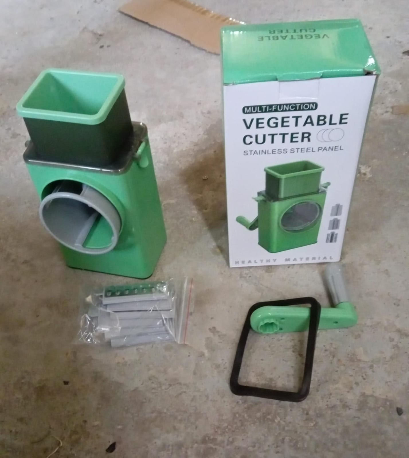 Buy Stainless Steel Vegetable Chopper - 6 Blades | DeoDap