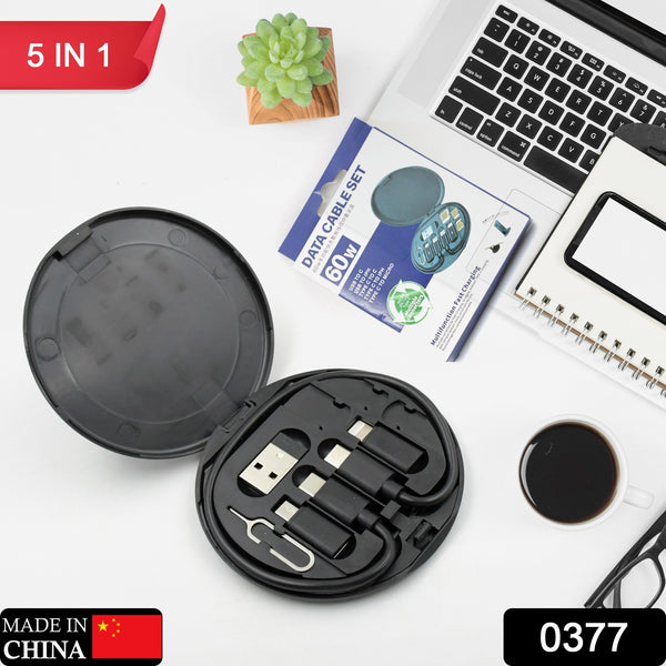 Find Universal Cable Kit for Charging - 5 in 1 Soltuion