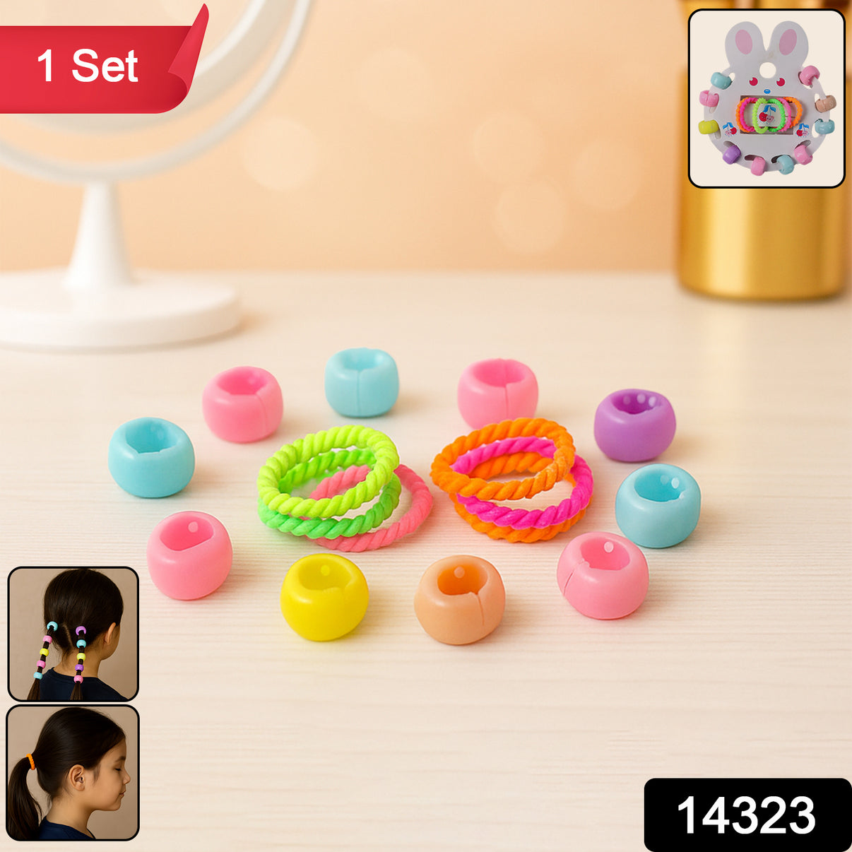 Hair Clip & hairband Accessories Set for Girls (1 Set)