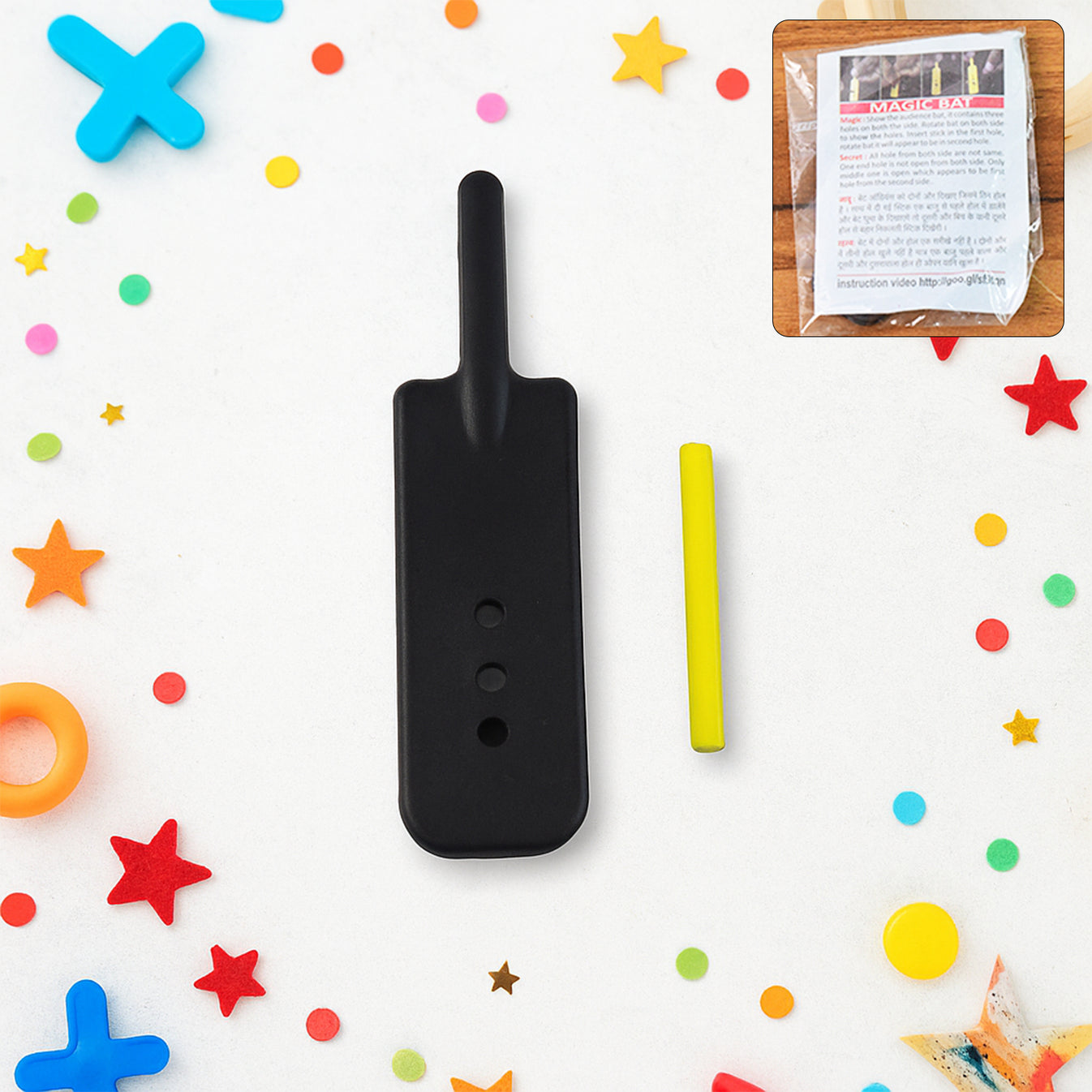 Magic Bat Toy – Fun Trick Bat with Stick for Kids