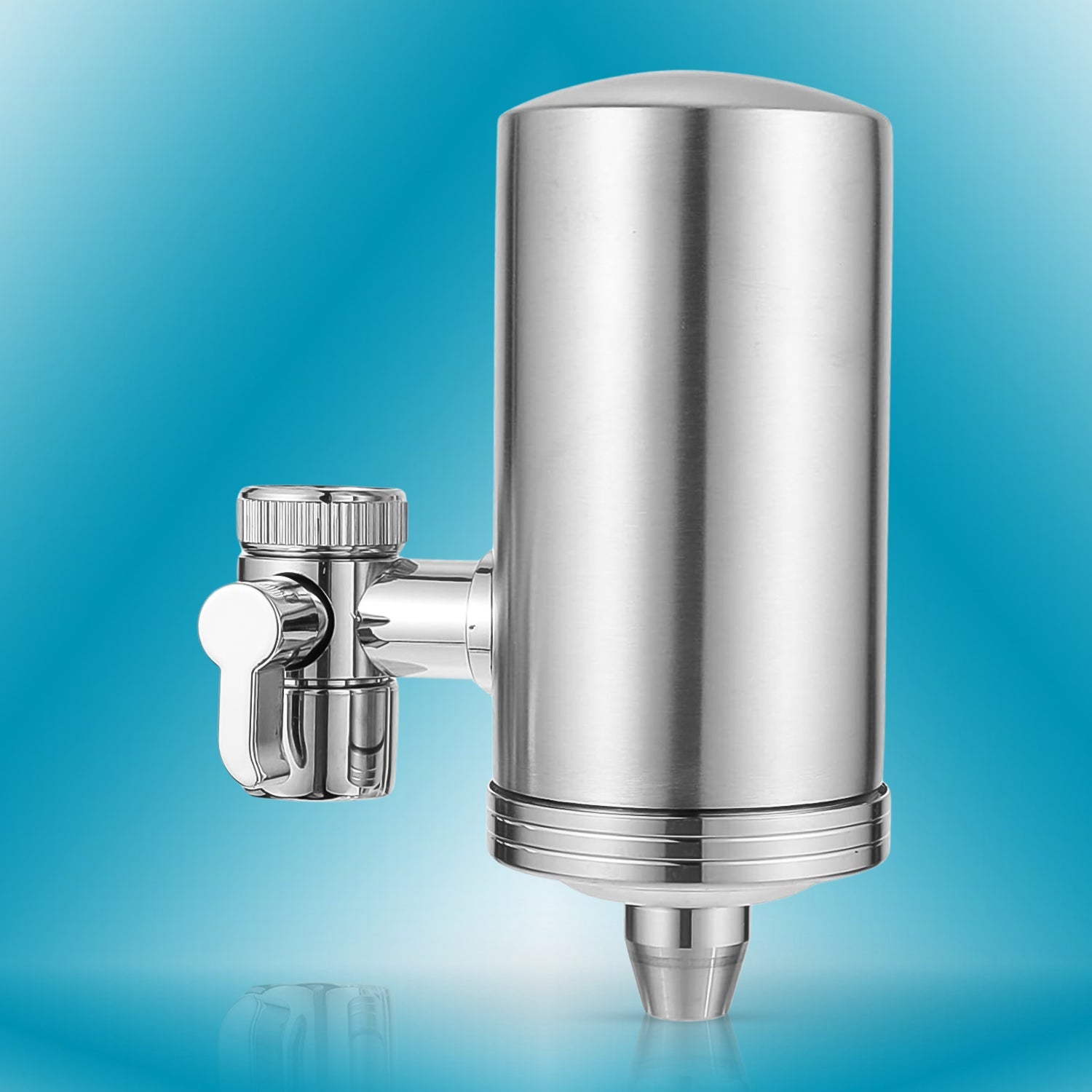 Faucet Mount Water Purifier for Drinking Water | Stainless Steel