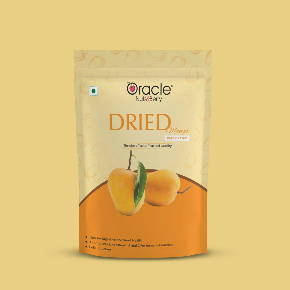 Oracle Dried Mango Dehydrated Fruit Snack 250gm Made from Naturally Ri