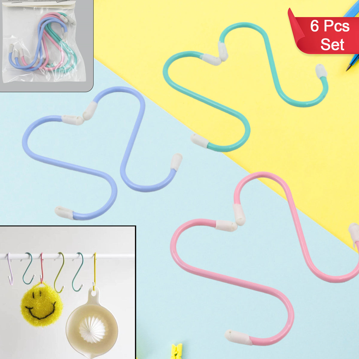 S Shape Metal Hooks for Hanging, Heavy Duty S Shaped Hooks for Hanging ...