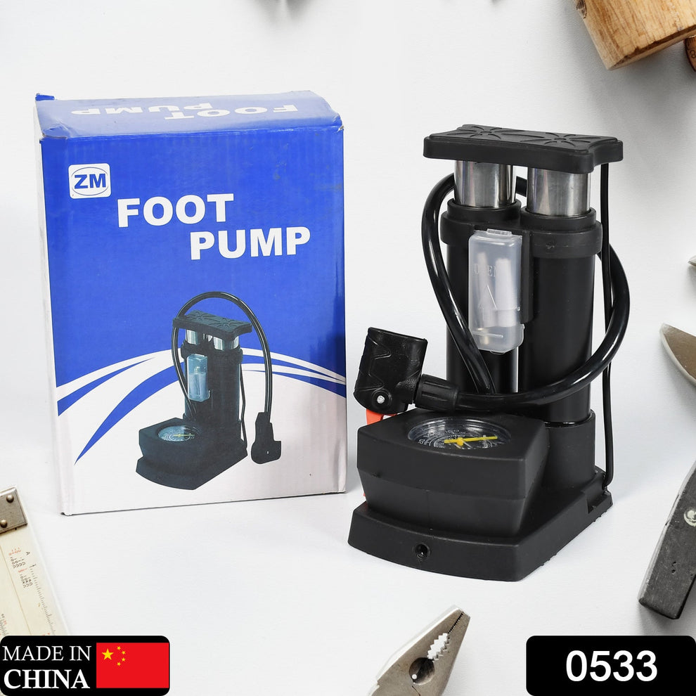 0533 Portable Mini Bike Pump/Cycle Pump Foot Activated