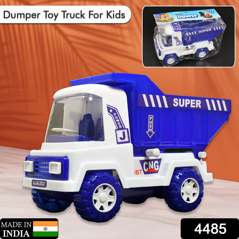 4485 BIG SIZE FRICTION POWERED DUMPER TOY TRUCK FOR