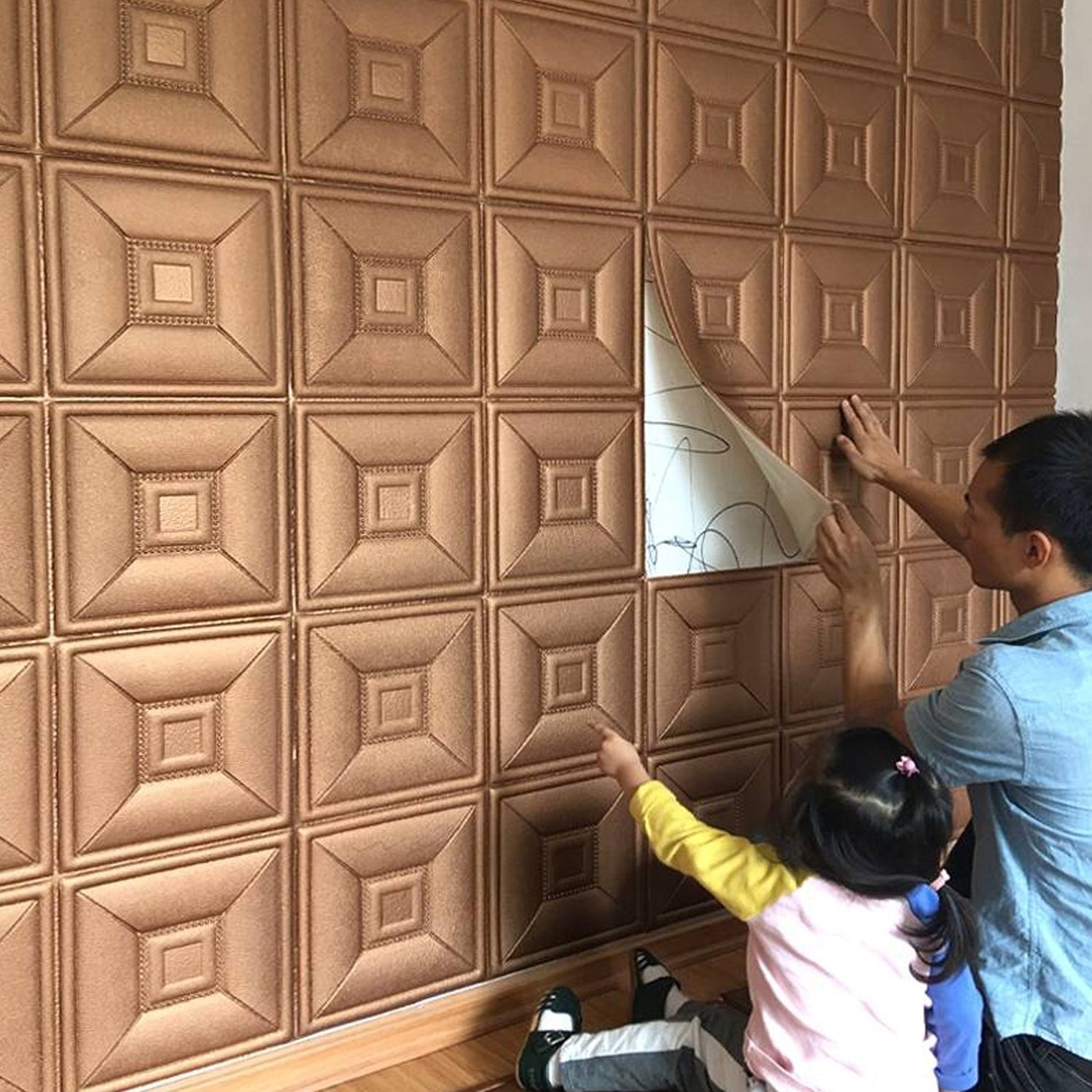 9276 Wallpaper 3D Foam Wallpaper Sticker Panels I — DeoDap