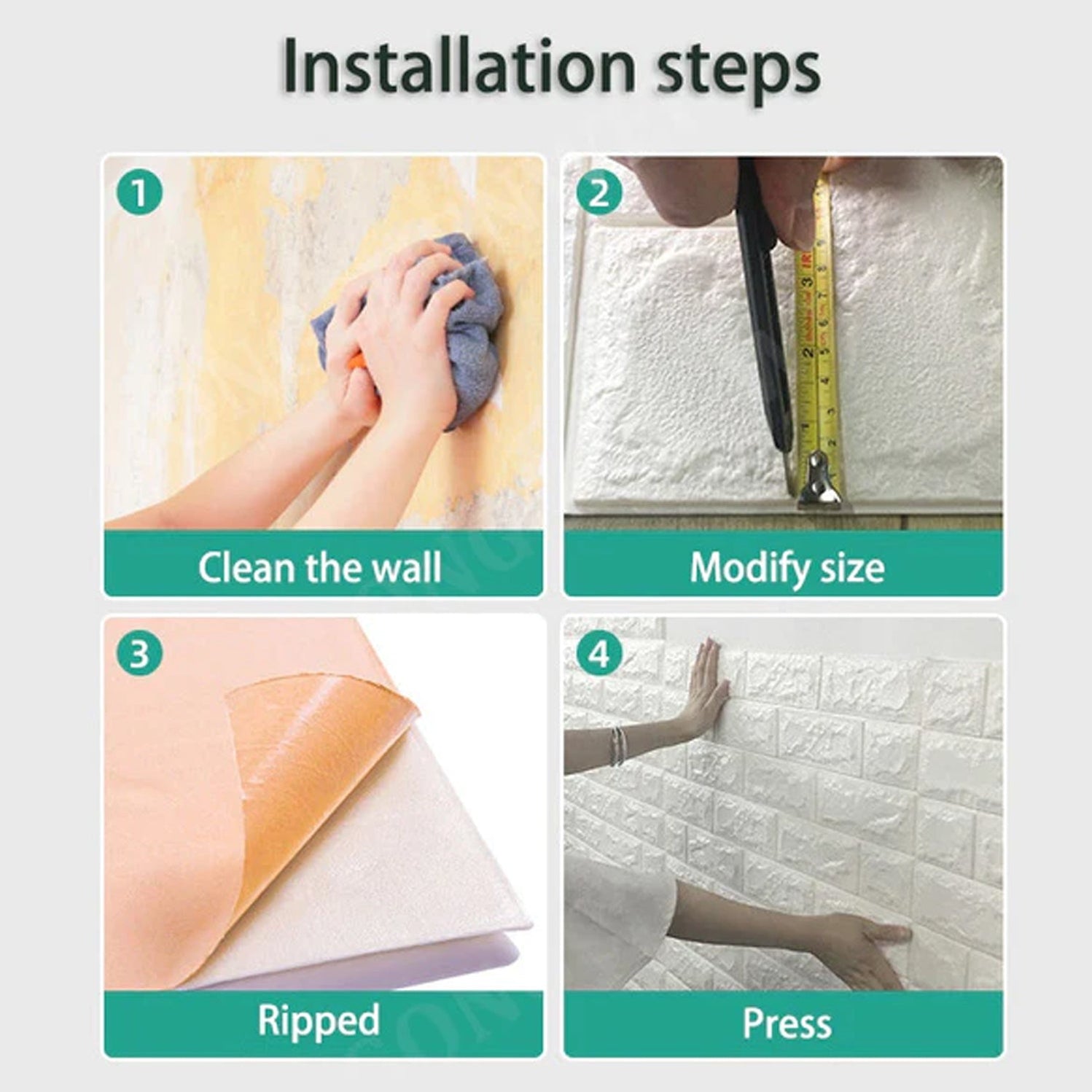 9276 Wallpaper 3D Foam Wallpaper Sticker Panels I — DeoDap