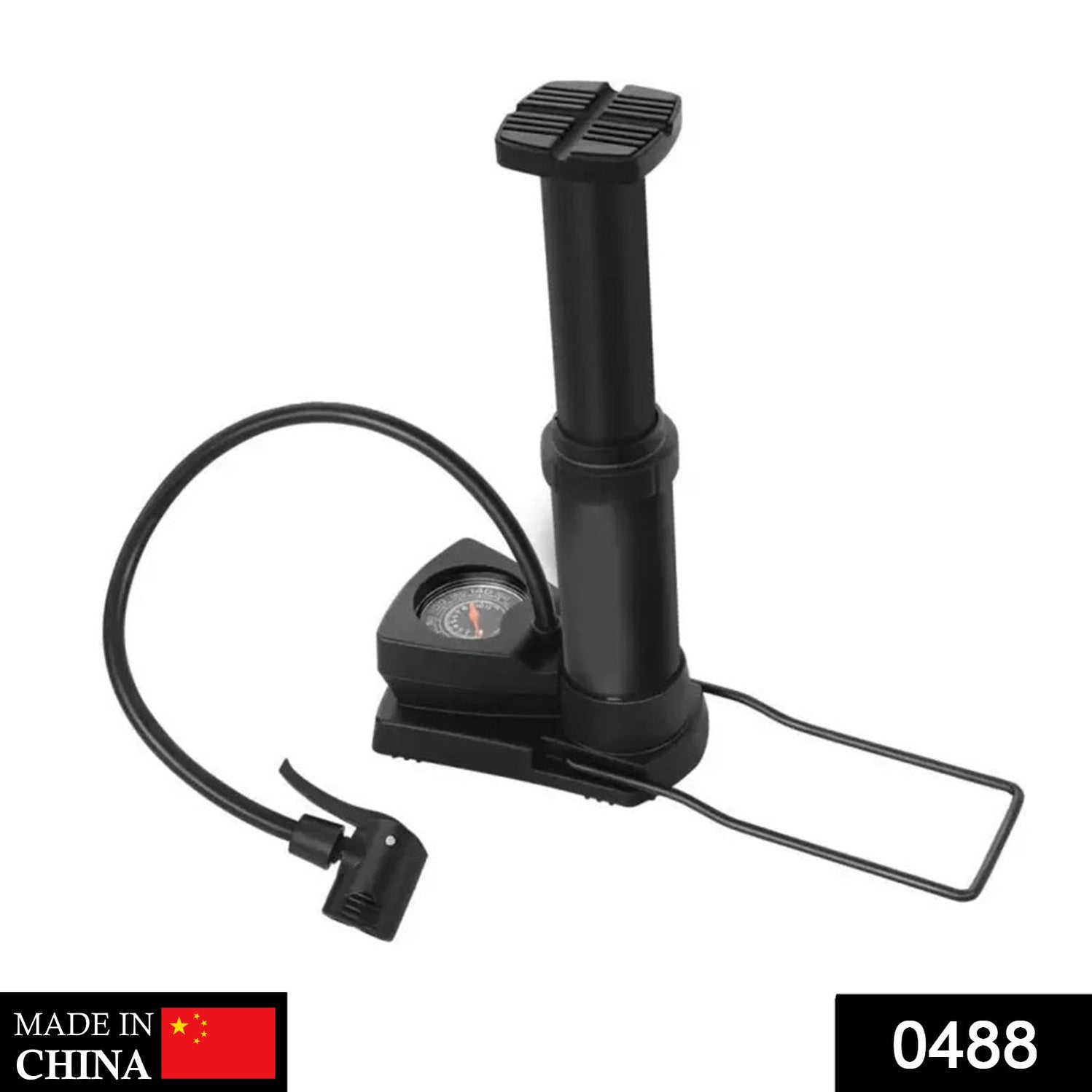 0488 Mini Foot Pump Inflator For Bike and car - DeoDap
