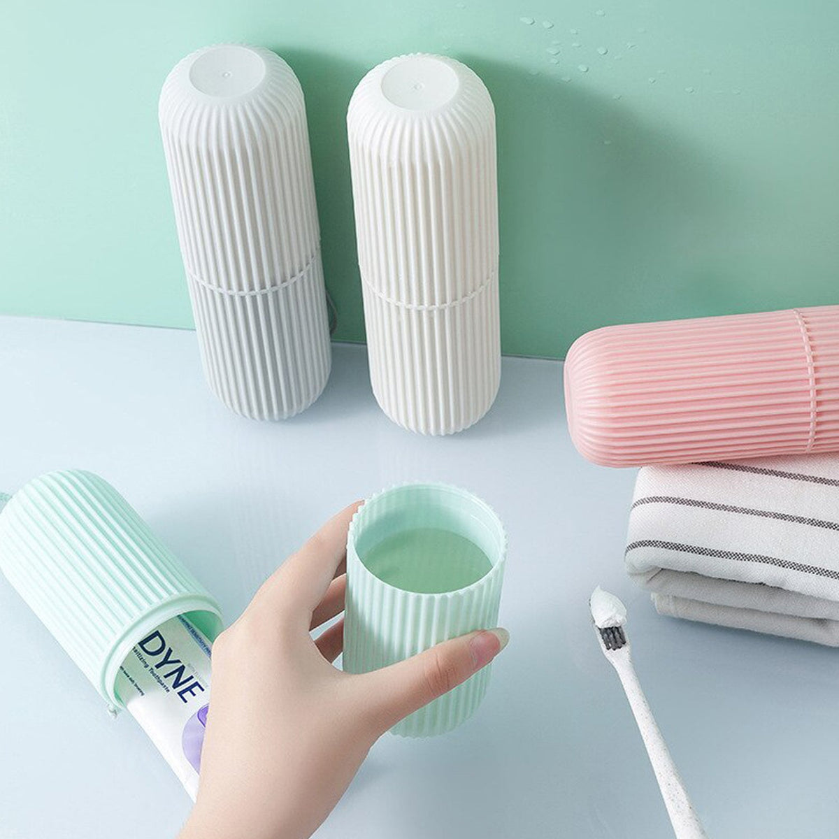 1361 Multipurpose Capsule Shape Portable Travel Storage — DeoDap