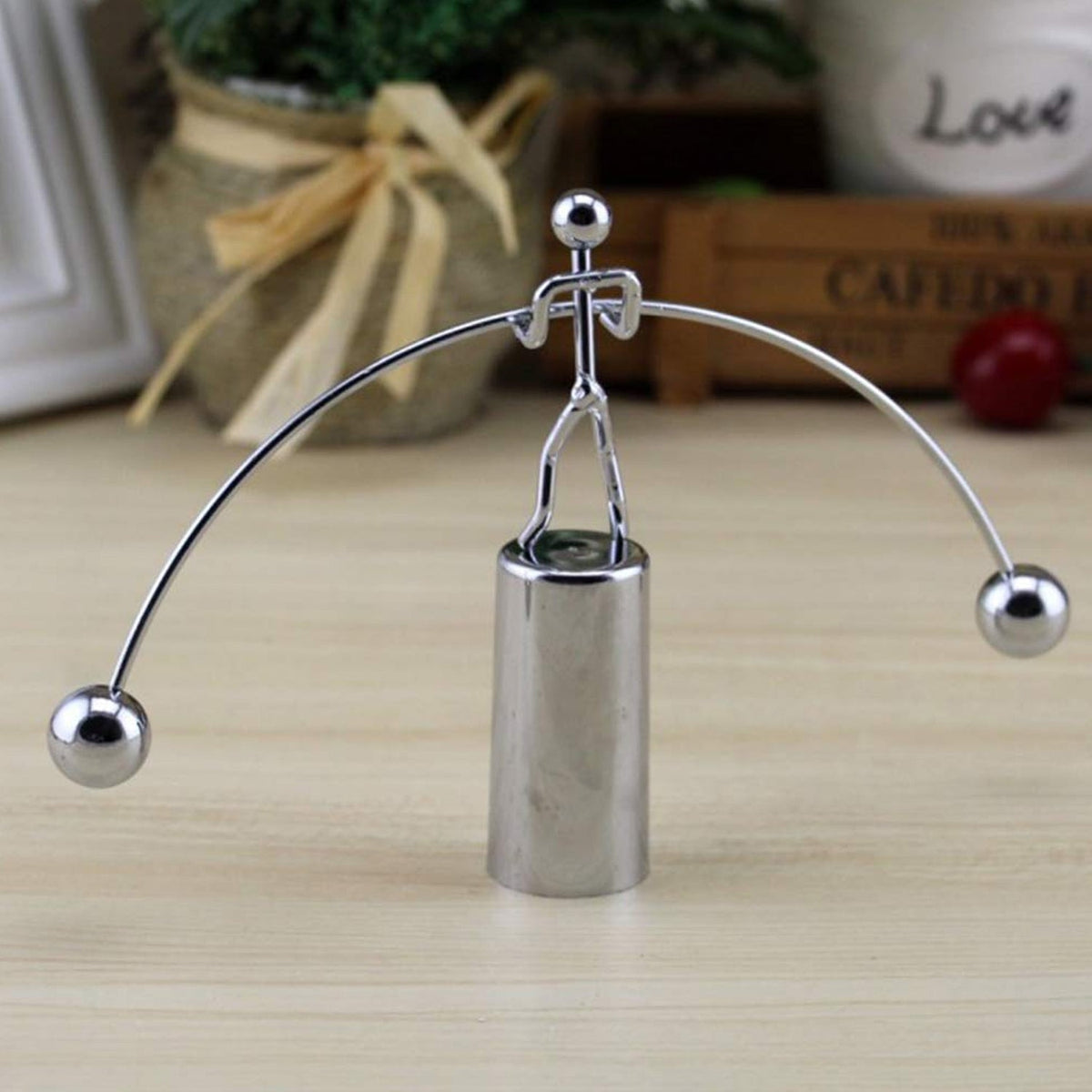 7875 Mini Steel Balance Toy, Decoration Pendulum Newton Cradle Balance ...