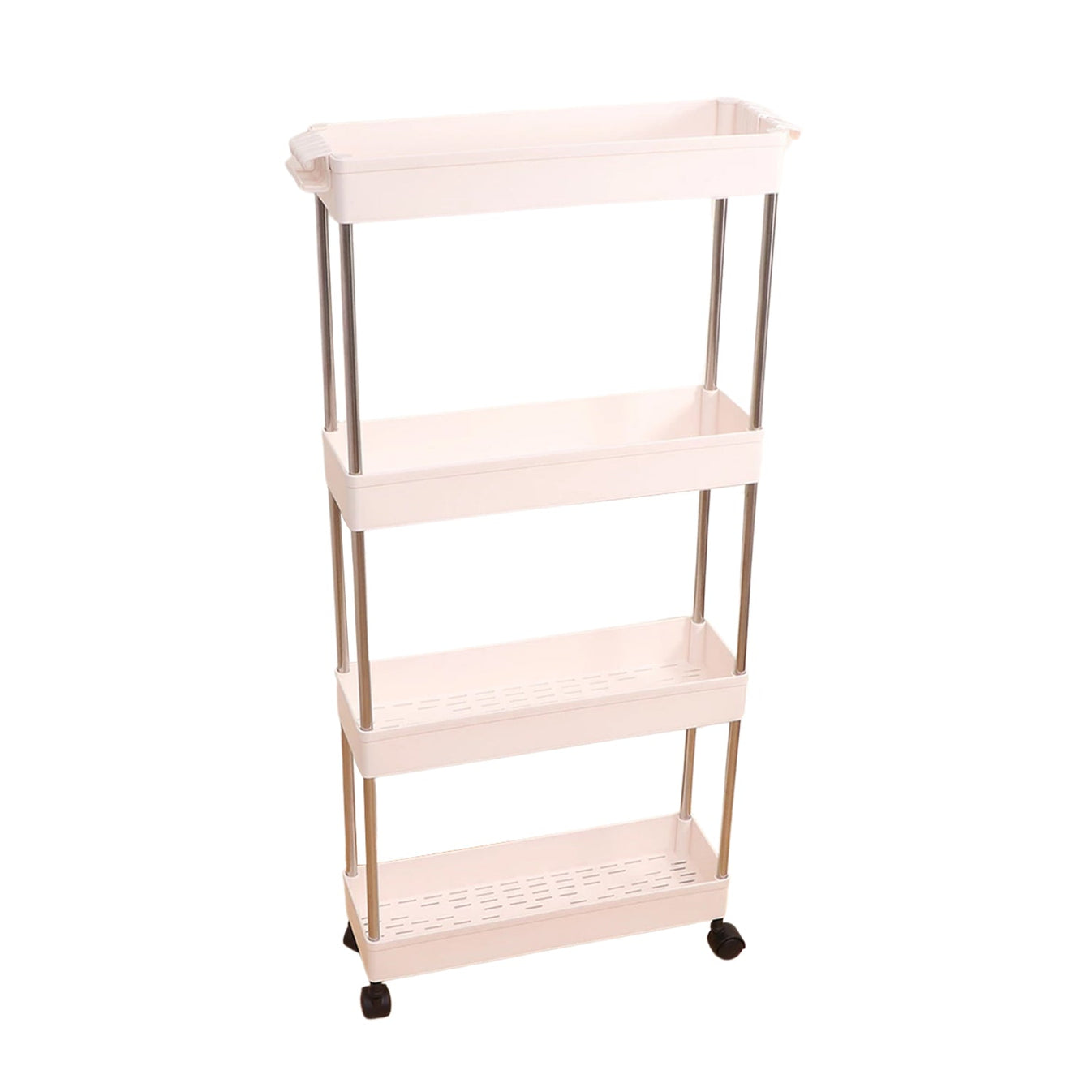 2156 Plastic 4 layer folding trolly Storage Organizer – DeoDap