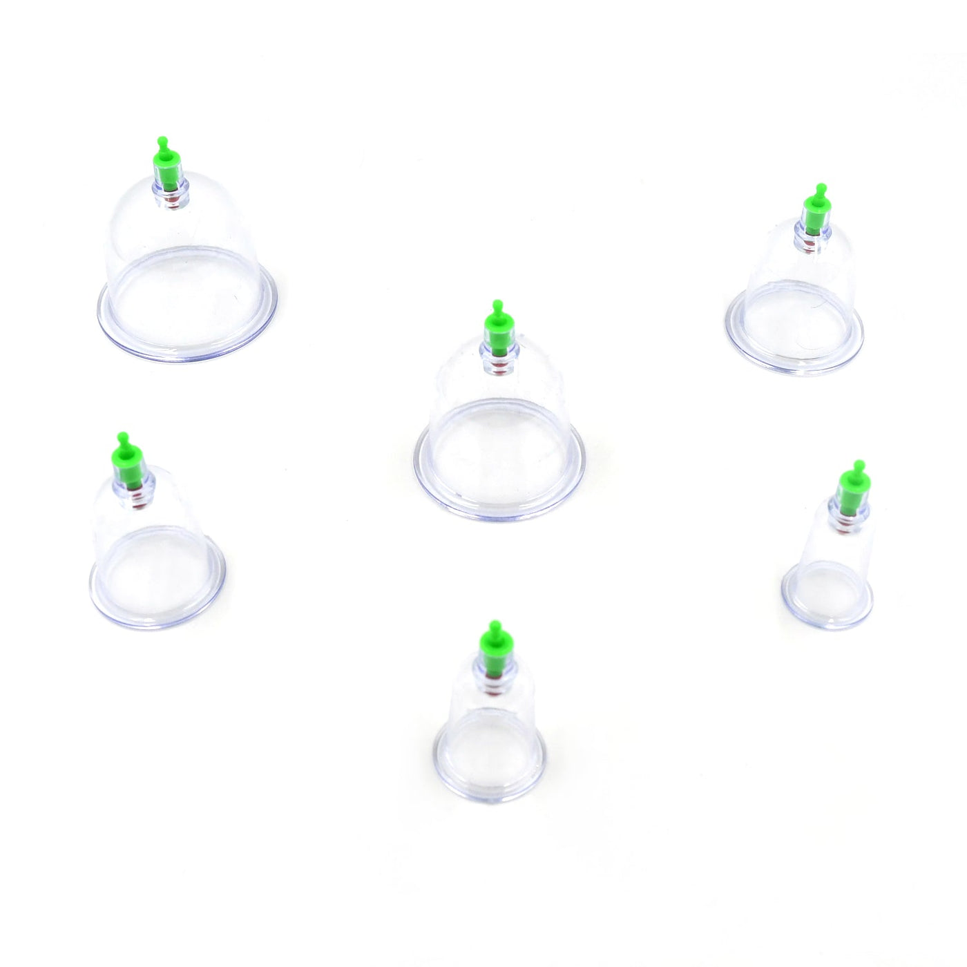6614A Vacuum Cupping Set 6 Pcs Kit Pull Out a Vacuum Apparatus Therapy ...