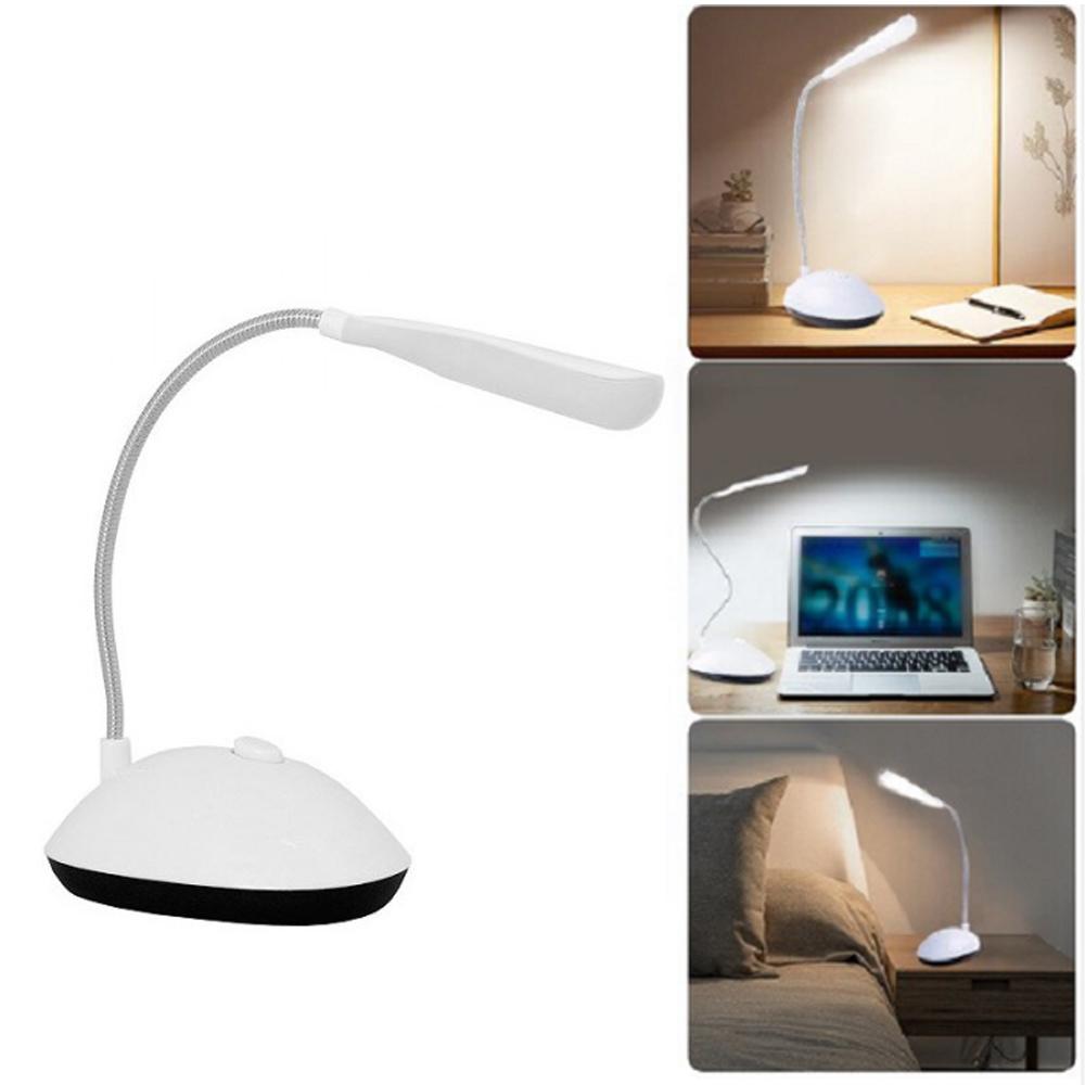 Portable LED Reading Light Adjustable Dimmable Touch Control Desk Lamp ...