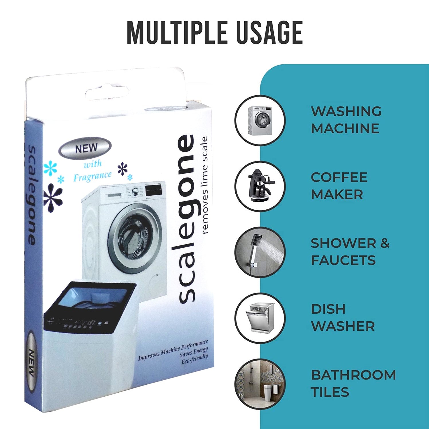 1356 Washing Machine Scalegon Powder for Machine Tub — DeoDap