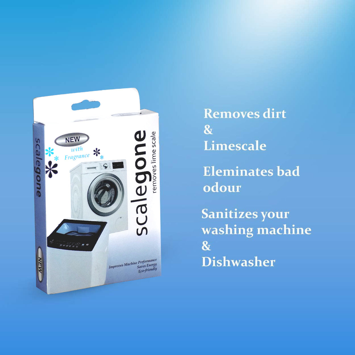 1356 Washing Machine Scalegon Powder for Machine Tub — DeoDap