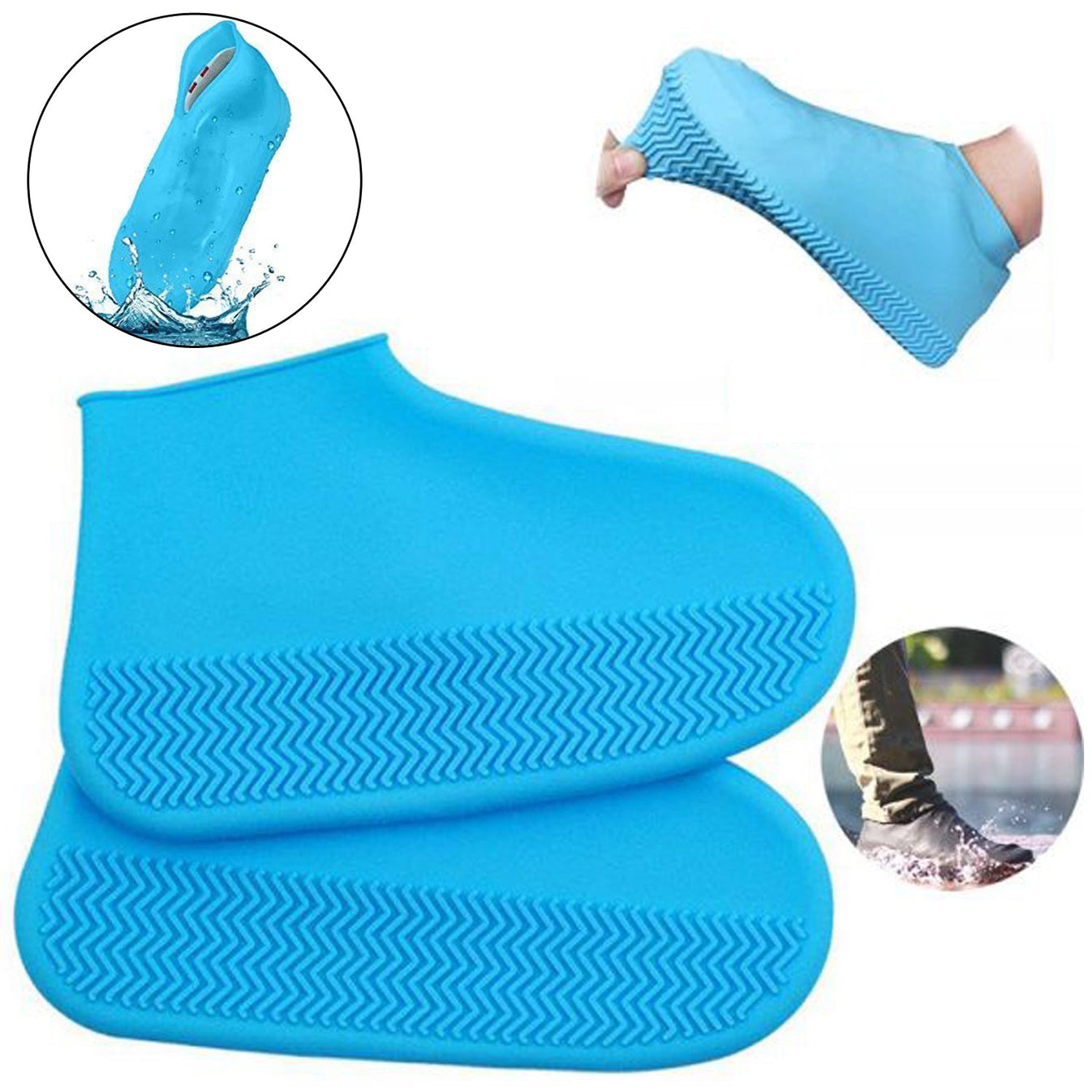 Shop Silicone Rain Boot Covers - Non-Slip | DeoDap