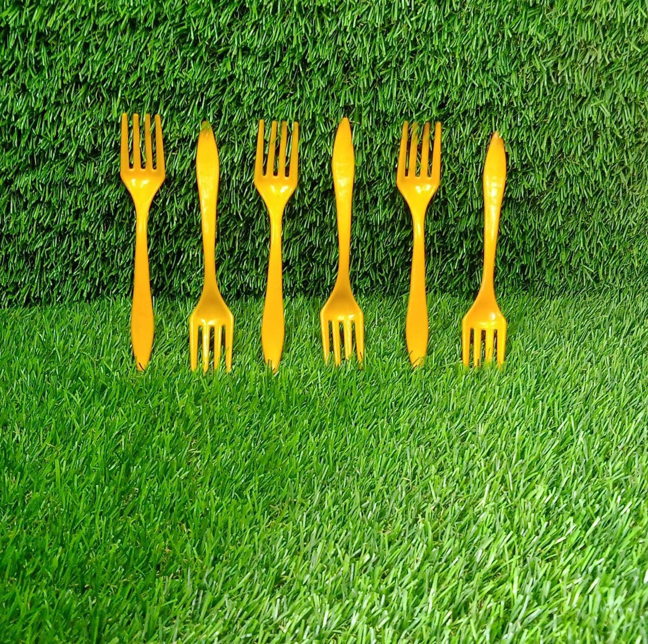 2839 Small plastic 6pc Serving Fork Set for kitchen - DeoDap